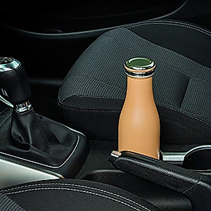 Lurch Germany Thermal Bottle for Hot and Cold Drinks Made of Double-Walled Stainless Steel (Pearl Orange, 16, oz. | 0.5l)