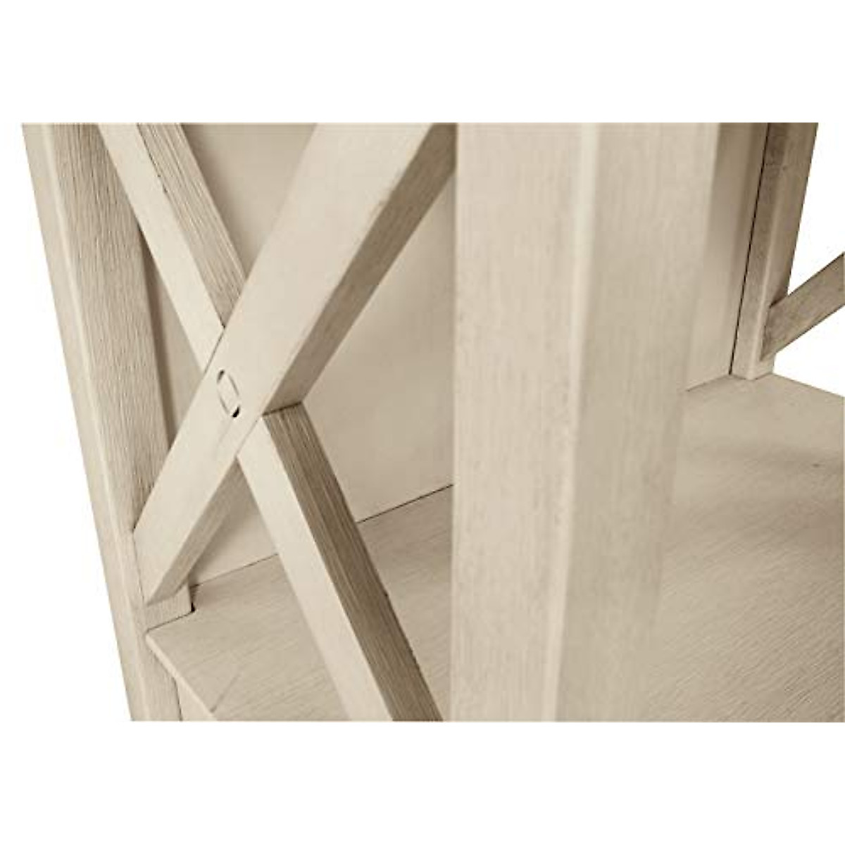 Signature Design by Ashley Bolanburg Cottage Chic Display Cabinet or Bookcase, Antique White