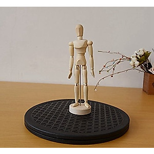 Floratek 12” Rotating Swivel Heavy Duty Wheel 360 Degree Rotate Turntable Lazy Susan Turnplate for Clay Pottery Sculpture Monitor TV 30cm