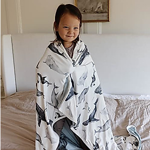 Pobi Baby Premium Baby Blanket, Soft Stretchy Quilt for Babies, Toddlers, Kids (Seaside)