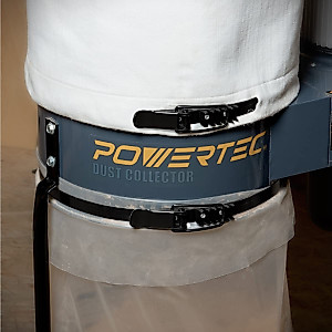 POWERTEC 71735 19-1/8 Inch Band Clamp for Dust Collector, Fits JET, Grizzly, Shop Fox, Wen, Harbor Freight, and POWERTEC DC-1512