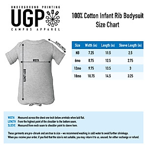 UGP Campus Apparel Milan Home Kit World Classic Soccer Football Arch Infant Creeper Bodysuit - 12 Month - Red