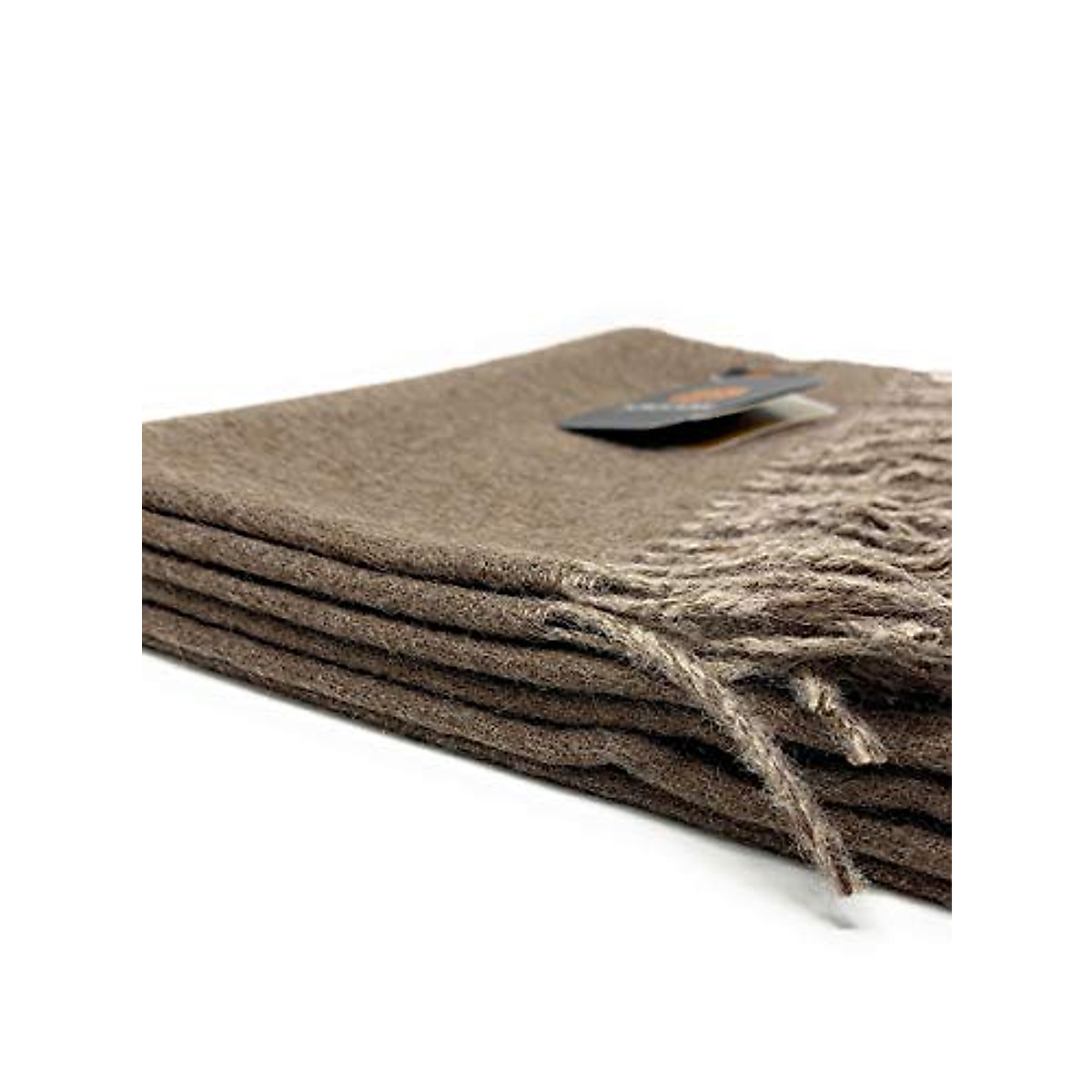 Alpaca Home | 100% Baby Alpaca Wool Sofa Throw Blanket - Two Sided, Hypoallergenic & Dye Free - Perfect for Snuggling (Ivory / Heather)