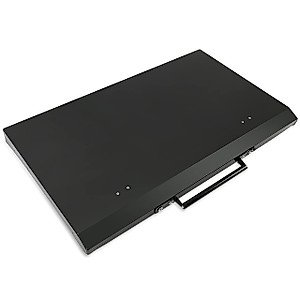 ECOTRIC 36" Griddle Cover Lid Powder Coated Black Aluminum Compatible with 36" Blackstone Griddle Black Stone