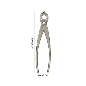 OKJHFD 11in Bonsai Tools, Stainless Steel Resistant Easy Branch Cutter Professional Knob Cutter, Straight Edge Pliers Trimmer for Bonsai Modeling