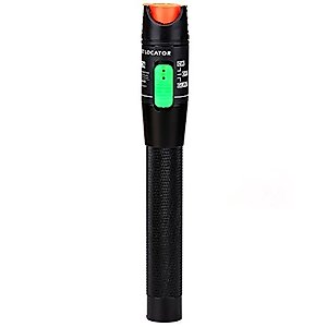 30KM Visual Fault Locator Fiber Optic Cable Tester VFL Pen Meter Universal Connector Pen Type for CATV Telecommunications Engineering Maintenance