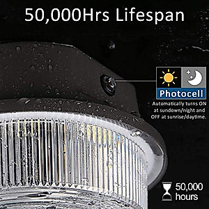 SZGMJIA 1pk Dusk to Dawn 70w LED Barn Light and 2pk Dusk to Dawn 50w LED Barn Lights