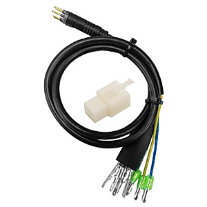 Aynaxcol Ebike Cable Connector 9 Pin 60cm Male Motor Cable Electric Bicycle Motor Adapter with Hall Sensor Ebike Conversion Parts