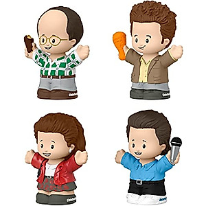 Little People Collector Seinfeld Tv Series Special Edition Set In Display Gift Box For Adults & Fans, 4 Figures