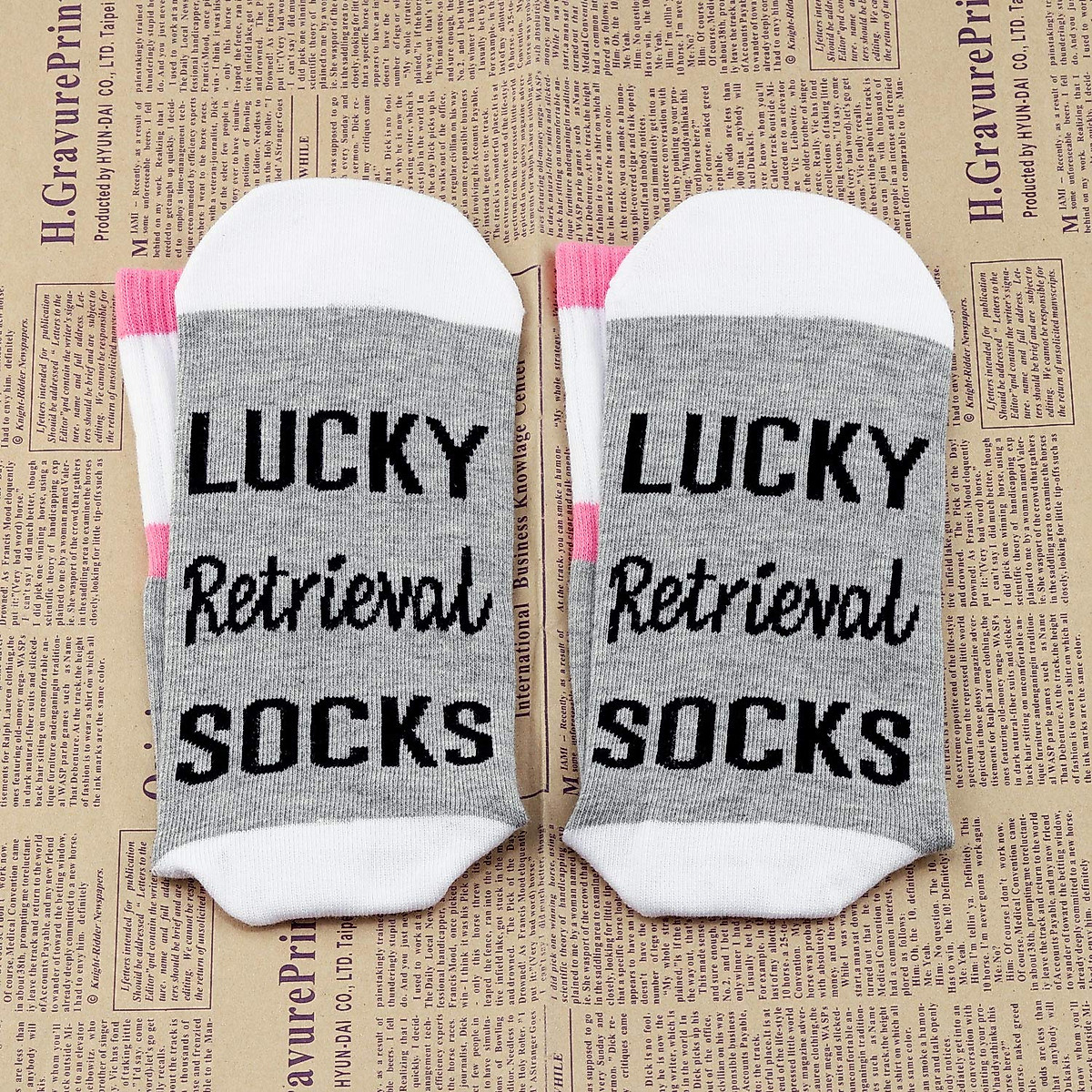 JXGZSO 2 Pairs IVF Socks Lucky Transfer Socks Lucky Retrieval Socks Fertility Socks IVF Transfer Day Gift (Lucky Retrieval Socks)