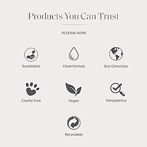 CLEAN RESERVE Home Linen & Room Spray | Aromatic Mist in Reusable Glass Vase | Gentle Vegan Formula | Perfect Freshener for Fabrics or Air | 5.0 oz/148 mL