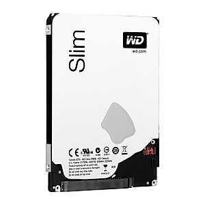 WD Blue 1TB Laptop 7mm Hard Drive: 2.5 Inch, SATA 6Gb/s, 5400 RPM, 8MB Cache (WD10SPCX),Black, grey