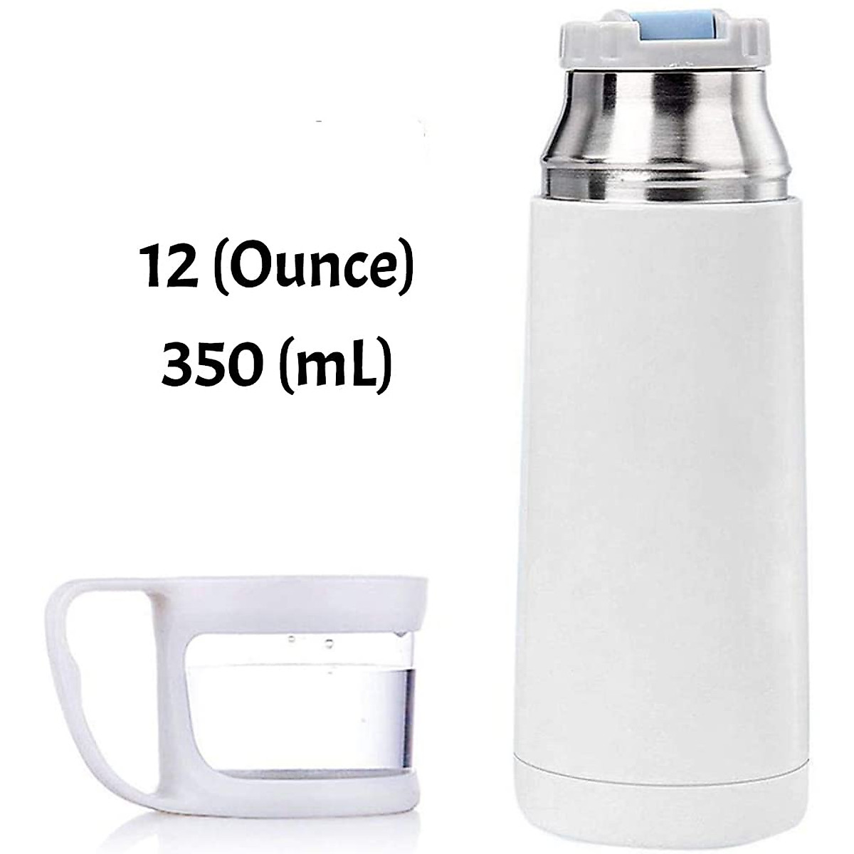 ZMvise Custom Your Logo Personalized Water Bottle Coffee Travel Mug Drink Thermos Cup 12 ounce 350ml