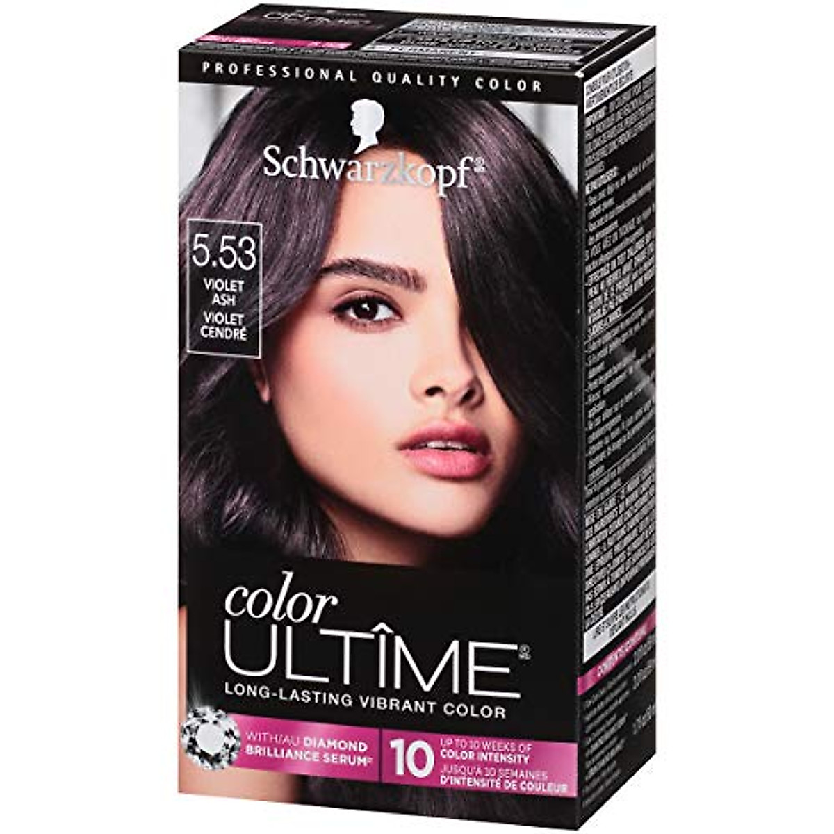 Schwarzkopf Color Ultime Permanent Hair Color Cream, 5.53 Violet Ash