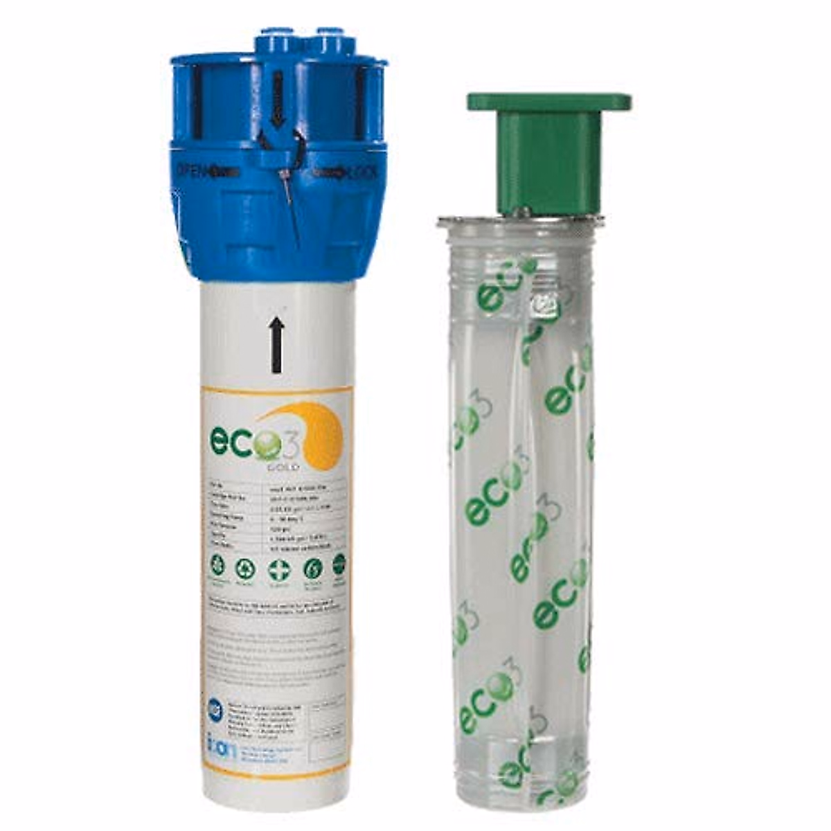 eco3 Filtration G15-E 1,500 Gallon Under Sink, Countertop, or Point-of-Use Filter. Replacement Cartridge