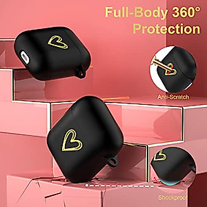 2 Pack Aiiko Airpods 2nd 1st Generation Case with Keychain