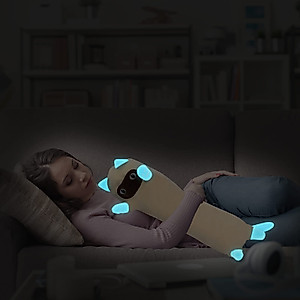 SEENEEY Long Cat Plush Kawaii Body Pillow, Cute Cat Stuffed Animals Soft Plushies,Cat Soft Plush Long Cat Pillow Doll Toy Gift for Girlfriend. (Luminous Fabric Siamese,35.4 in)