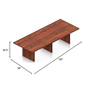 OTG SL12048RECS 10' Rectangular Conference Table, 120" w x 48" d x 29.5" h - American Espresso
