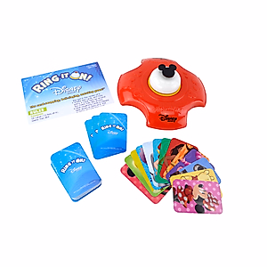 Disney Ring It On! -- The Card-swapping, Bell-Ringing, Matching Game! -- Ages 6+ -- 2-4 Players