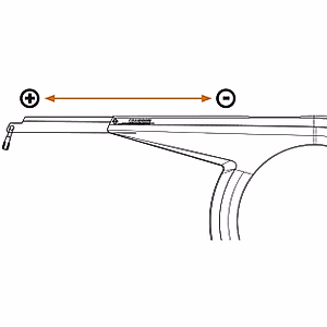 SKS GERMANY Chainbow Bicycle Chain Guard - 175mm (44T)