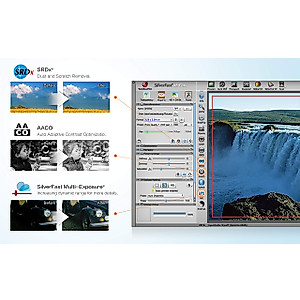 Plustek OpticFilm 8100-35mm Negative Film/Slide Scanner with 7200 DPI and 48-bit Output. Bundle Silverfast SE Plus 8.8, Support Mac and Windows