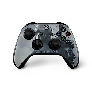 Skinit Decal Gaming Skin Compatible with Xbox One X Controller - Officially Licensed Warner Bros Deathstroke Design