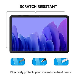 WUWIVE [2 Pack] Galaxy Tab A7 Screen Protector,Tempered Glass for Samsung Galaxy Tab A7 2020 10.4-inch(SM-T505/SM-T500)