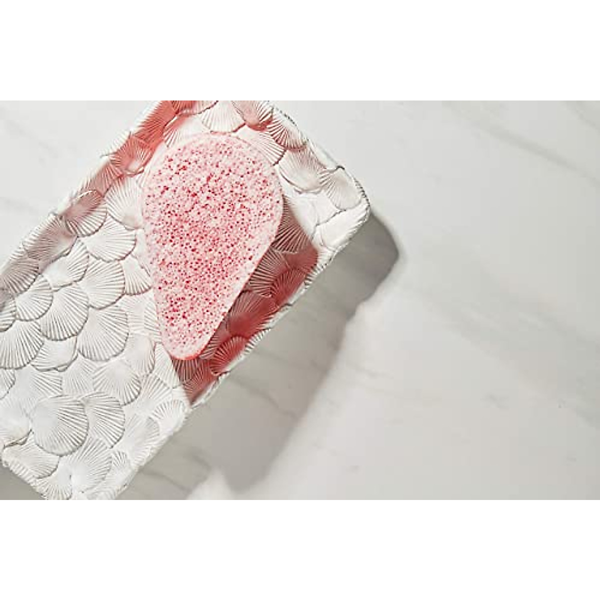 Spongeables Anti-Cellulite Sponge, 20+ Washes, Hibiscus Scent, Youthful Skin