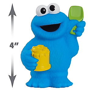 Sesame Street Floating Fun Friends 3-Piece Set Water Squirters Bath and Pool Toys, Kids Toys for Ages 2 Up by Just Play