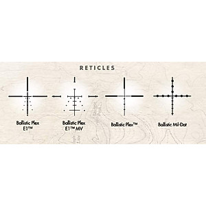BURRIS FullField II 6.5-20x50 Scope, Ballistic Mil-Dot Reticle, Matte Black (200193)