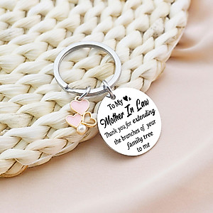 Ikacvb Mother In Law Gifts From Daughter Son In Law Mothers Day Gifts Unique Keychain Gift For Mother In Law Birthday Gifts From Bride Groom Stocking Stuffers