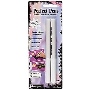 Ranger Perfect Pens Set, 2/Pack, Clear