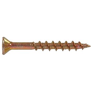 Hillman 48259 8 X 2-1/2-Inch Square Drive Multipurpose Wood Screw, 350-Pack,Yellow