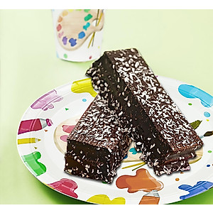 NAIWOXI Art Paint Party Supplies Tableware - Paint Art Party Decorations Dinnerware, Plates, Napkins, Cups, Cutlery, Art Painting Themed Party Supplies For Birthday Baby Shower | Serves 24