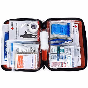 American Red Cross 9165-RC First Aid Only Be Red Cross Ready First Aid Kit, 73 Pieces