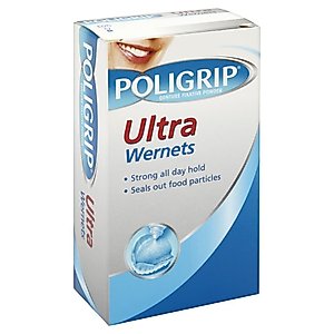 Poligrip Ultra Wernets , Denture Fixative Powder 40g