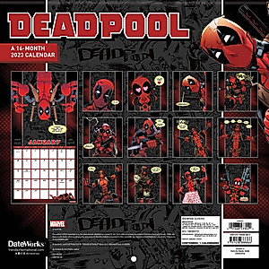 2023 Marvel Deadpool Wall Calendar