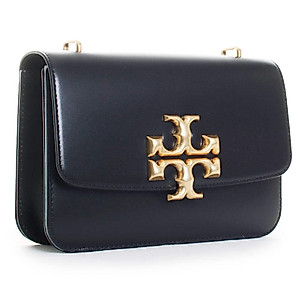 Tory Burch Women's Black Leather Eleanor Convertible Shoulder Handbag