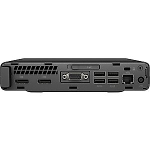 HP EliteDesk 800 G3 Desktop Computer Intel Core i5-7500T 2.7GHz 8GB DDR4 SDRAM 256GB SSD Windows 10 Pro 64-bit (English) - Mini PC Model 1FY84UT#ABA