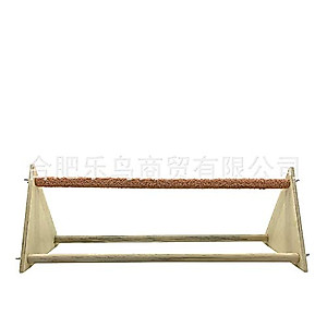 LDYGRattanArt Chicken Perch for Chicks Chicken Wood Stand with Chicken Swing Chicken Mirrors Chick Stand Trainning Perch Toy Toy for Hens