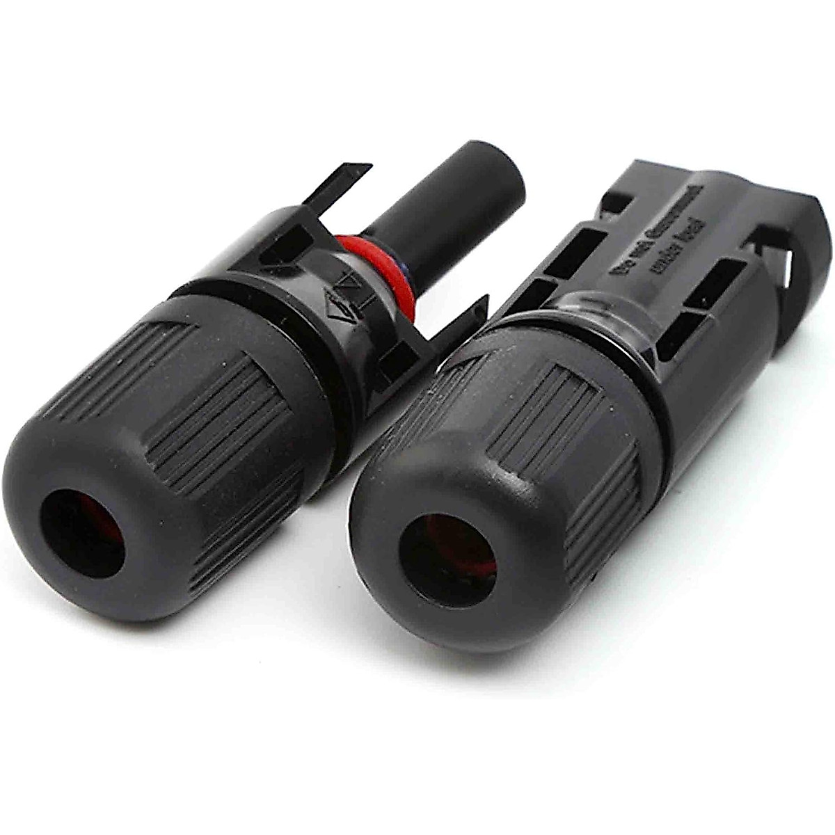 Jtron 12Pairs / 24PCS Solar Connectors IP67 Waterproof Solar Connectors Male/Female Plug with 2PCS Spanners (12 Pairs Male/Female)