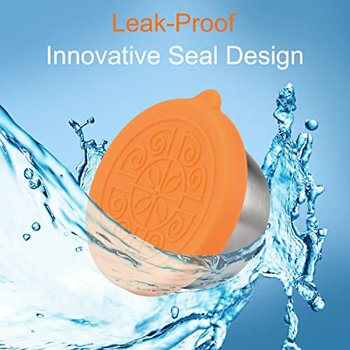 6x1.6 oz Salad Dressing Container To Go, Fits in Bento Box for Lunch, 18/8 Stainless Steel Condiment Containers with Lids, Easy Open, Leakproof, Rainbow Color Reusable Small Dipping Sauce Cups Set