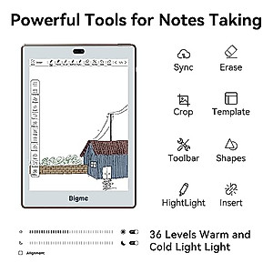 Bigme S6 Color Ereader 7.8" Digital Eink Display Tablet Octa-core 2.3Ghz 6G 128GB Dual Camera Ebook Notepad