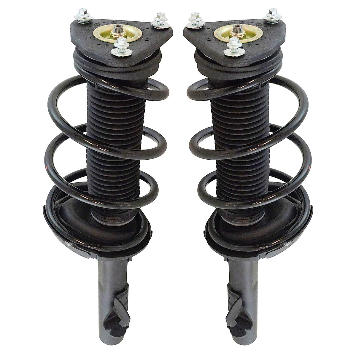 TRQ Front Strut & Coil Spring Assembly Set Driver & Passenger Sides Compatible with 13-19 Ford Escape