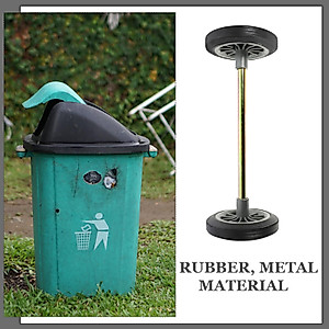 iplusmile 1 Set Trash Can Replacement Wheels Trash Can Rubber Wheel Waste Bin Replacement Wheel Rubber Wheel for Garbage Can Garbage Can Wheel Iron 48c Boutique Through Mandrel