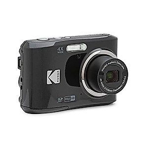 Kodak PIXPRO FZ45 Digital Camera + Black Point & Shoot Camera Case + Transcend 64GB SD Memory Card + Tri-fold Memory Card Wallet + Hi-Speed SD USB Card Reader + More!… (Black)