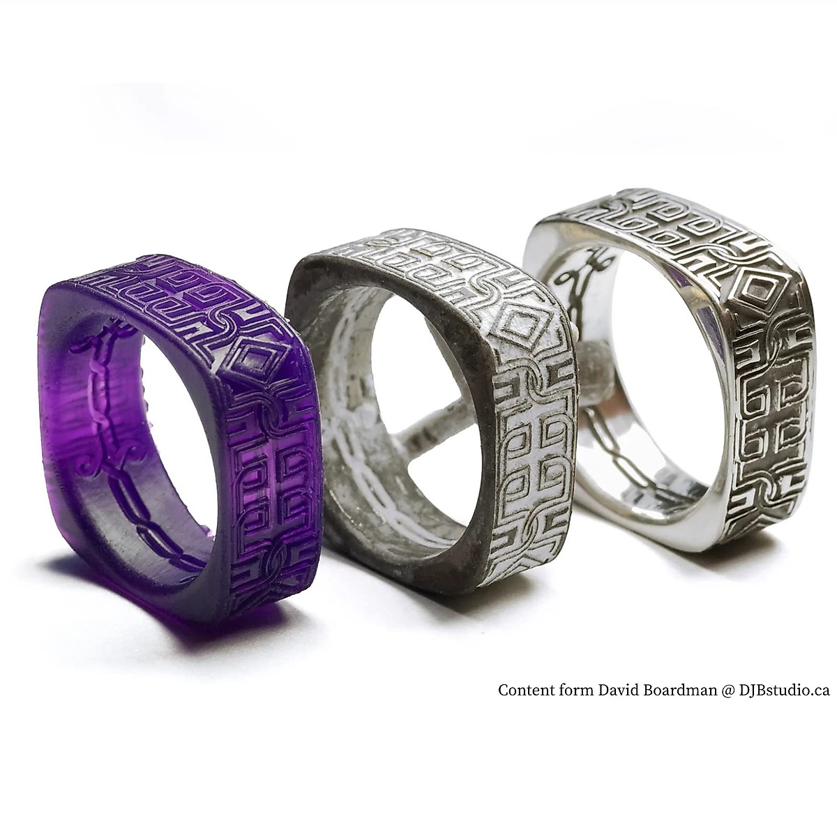 Siraya Tech Cast 3D Printer Resin Easy to Print Use and Burn High Resolution Castable 405nm LCD UV-Curing Photopolymer Resin for Making Jewelries and Metal Parts (Purple, 1kg)