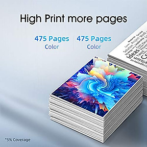 H&BO TOPMAE Remanufactured 67 Color Ink Cartridge Replacement for HP 67XL 67 XL Ink Cartridge for Envy Pro 6055 6455e 6055e 6452 6052 6075 6455 DeskJet 2755e 2752 4152 4155e Printer(2 Color)