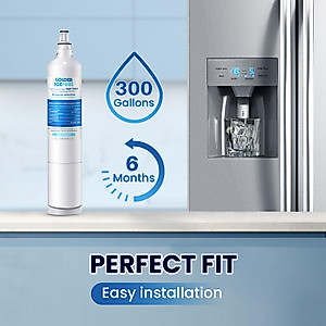 GOLDEN ICEPURE 5231JA2005A Replacement for LG LT600P, 3PACK, 469990, RFC1000A, WF300, FML-2 Refrigerator Water Filter 5231JA2006B, LFX25961SB, LSC27931ST, LFX25971ST, LRSC26925TT, LSC27990TT