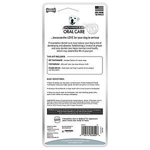 Nylabone Advanced Oral Care Senior Dog Dental Kit Small Dog